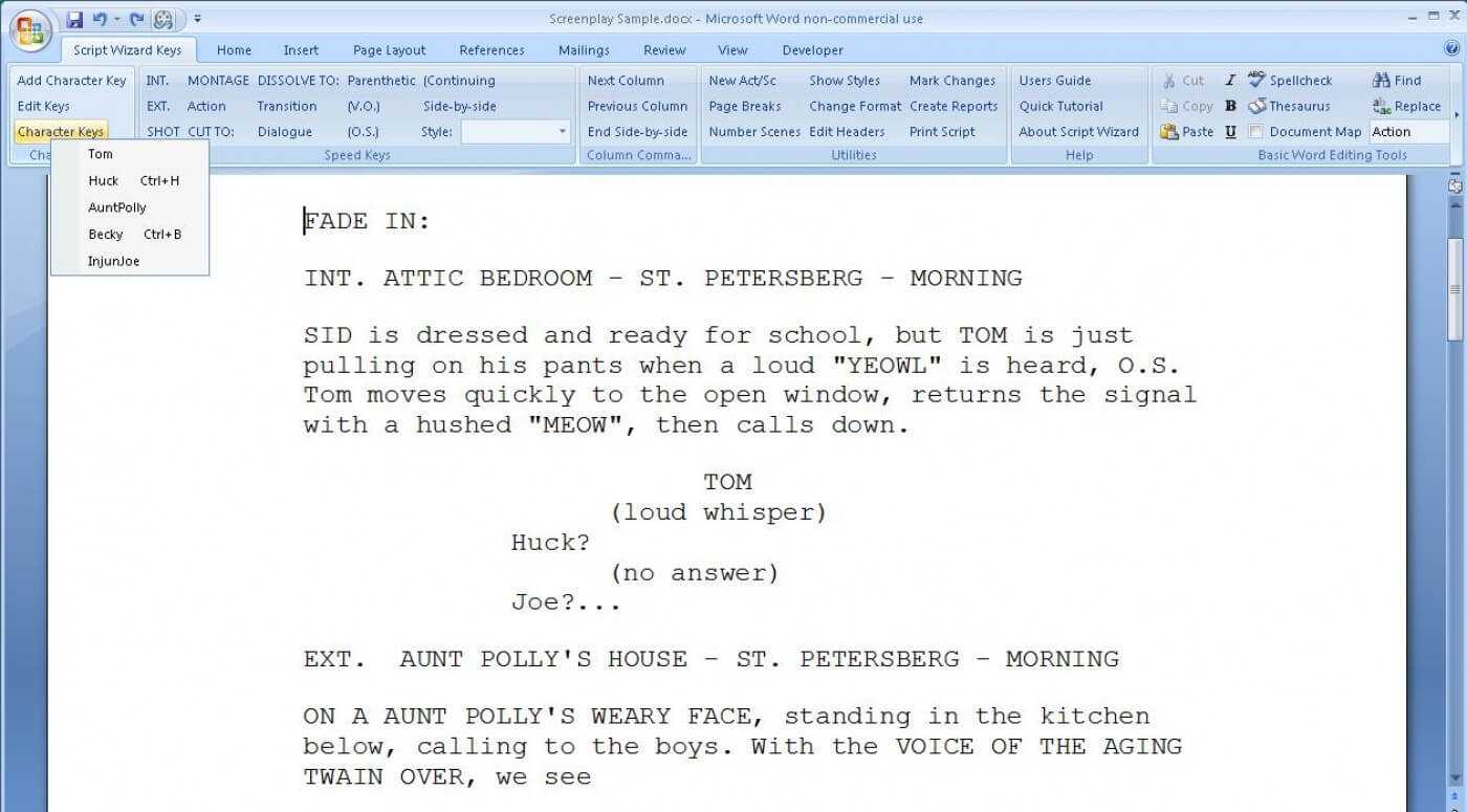 005 Template Ideas Scriptwizardscreen Microsoft Word With Microsoft 