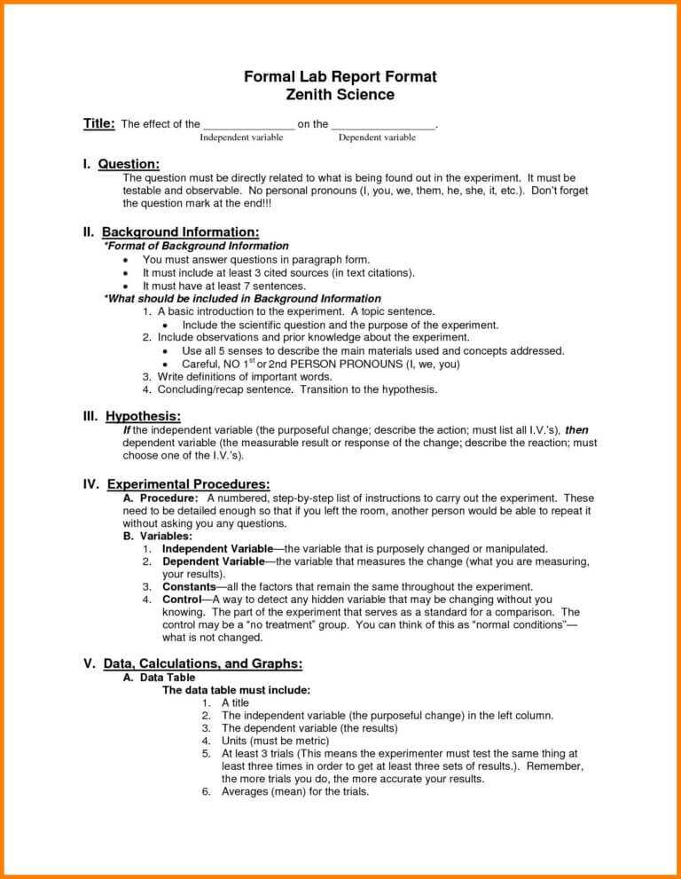 009 Lab Report Template Word Surprising Ideas Sample Format Pertaining 