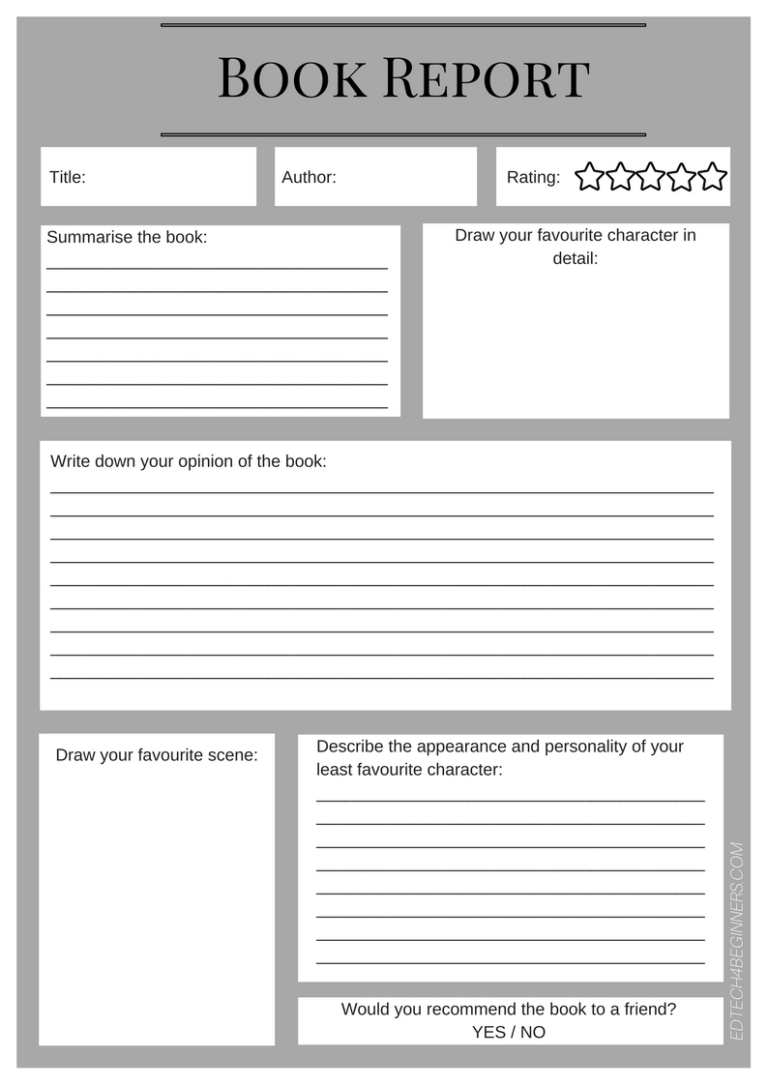 035 Writing Book Template Report Templatew1140 Impressive A With Report 