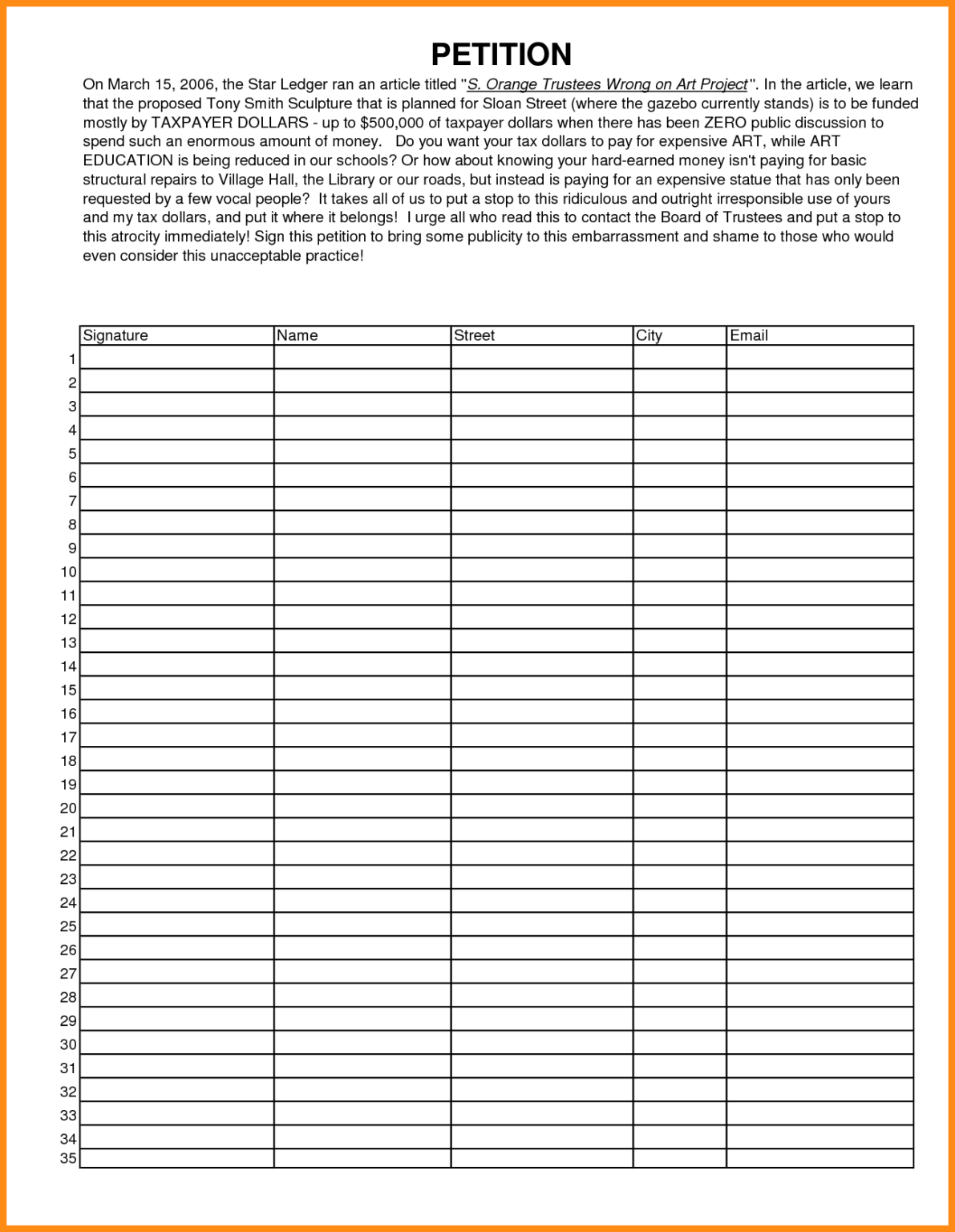12+ Download Petition Template | Odr2017 for Blank Petition Template ... 12+ Download Petition Template | Odr2017 for Blank Petition Template ...