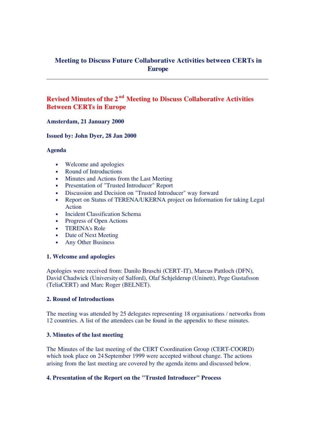 17 Professional Meeting Minutes Templates Pdf Word Within Corporate 