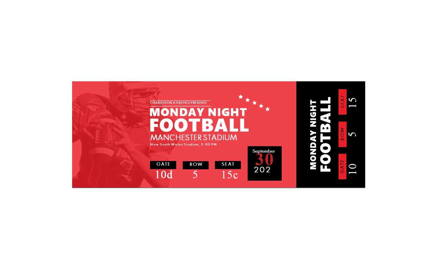 22 Free Event Ticket Templates Ms Word Template Lab In Blank 
