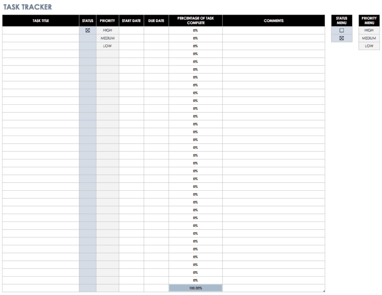 30 Free Task And Checklist Templates Smartsheet With Regard To Daily 