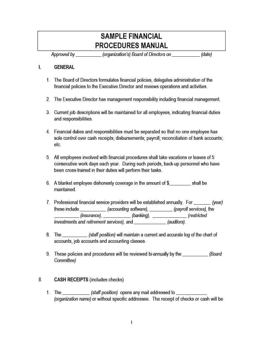 40 Free Instruction Manual Templates Operation User Manual Within 