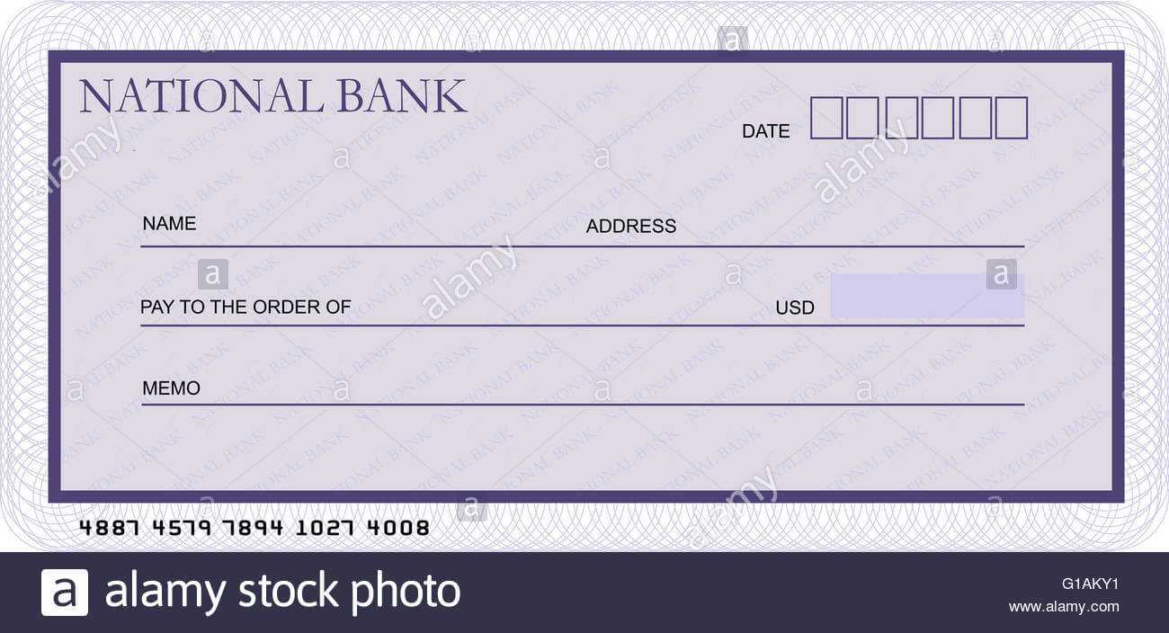 Bank Cheque Stock Photos Bank Cheque Stock Images Alamy Inside 