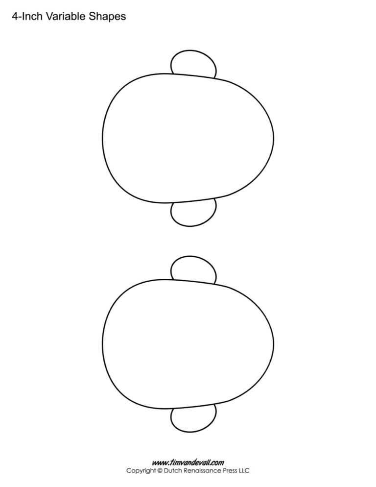 Blank Face Templates Printable Face Shapes For Kids Inside Blank Face Template Preschool