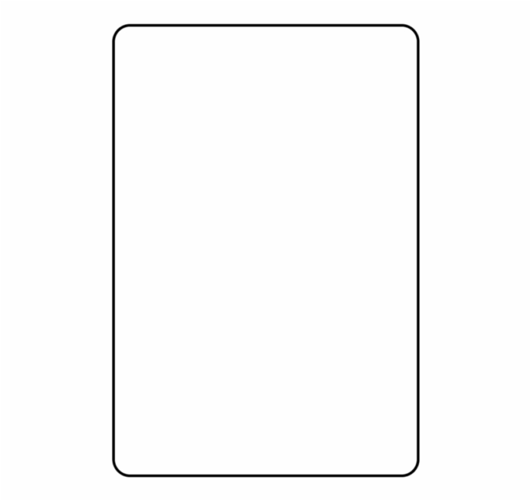 Blank Playing Card Template Parallel Clip Art Library Within Blank 