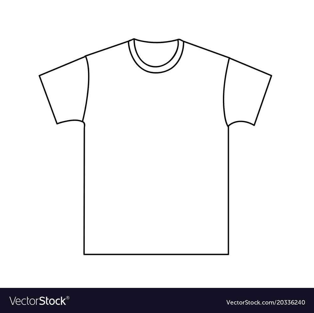 Blank T Shirt Template Within Blank Tshirt Template Pdf Best Sample 