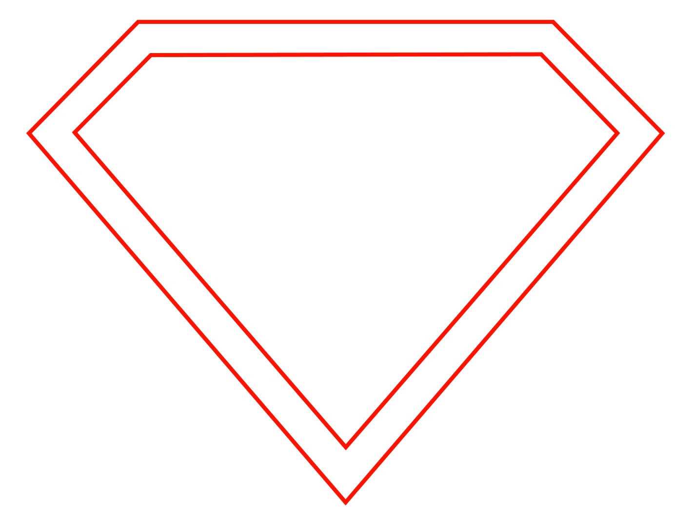 Free Empty Superman Logo Download Free Clip Art Free Clip Intended 
