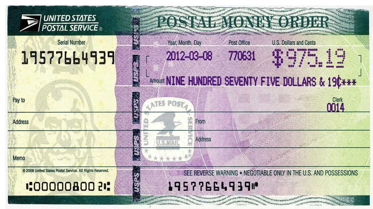 How To Fill Out A Money Order Bankrate With Blank Money Order 