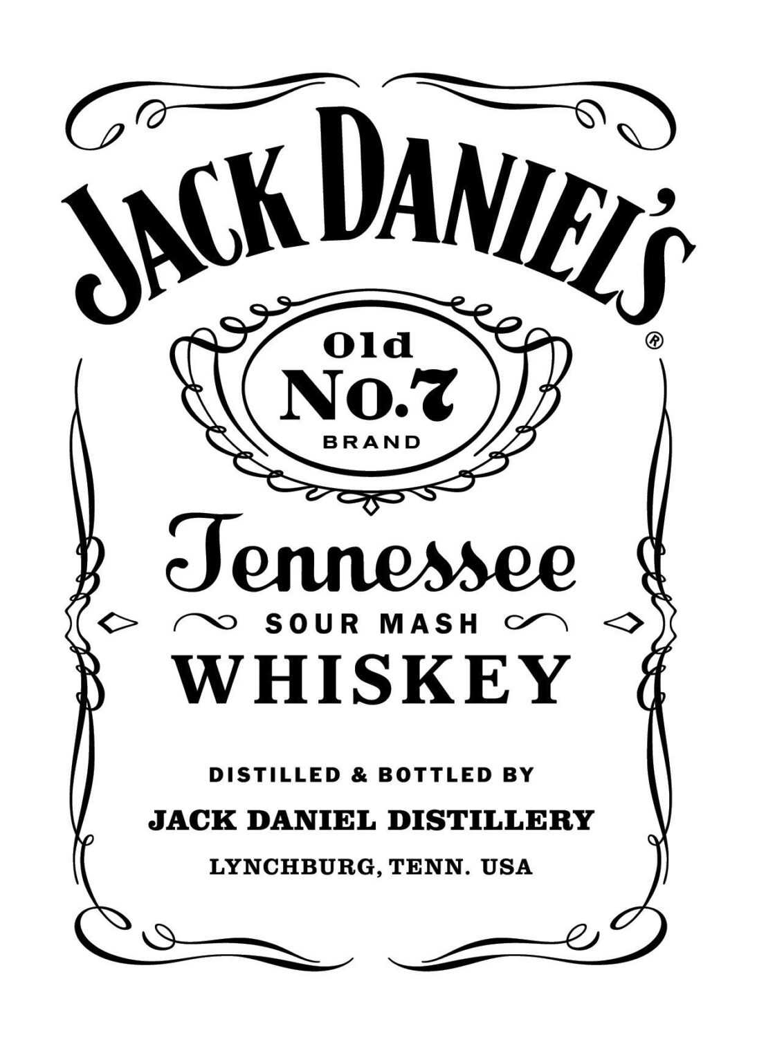 Jack Daniels Logos With Blank Jack Daniels Label Template Best Sample 
