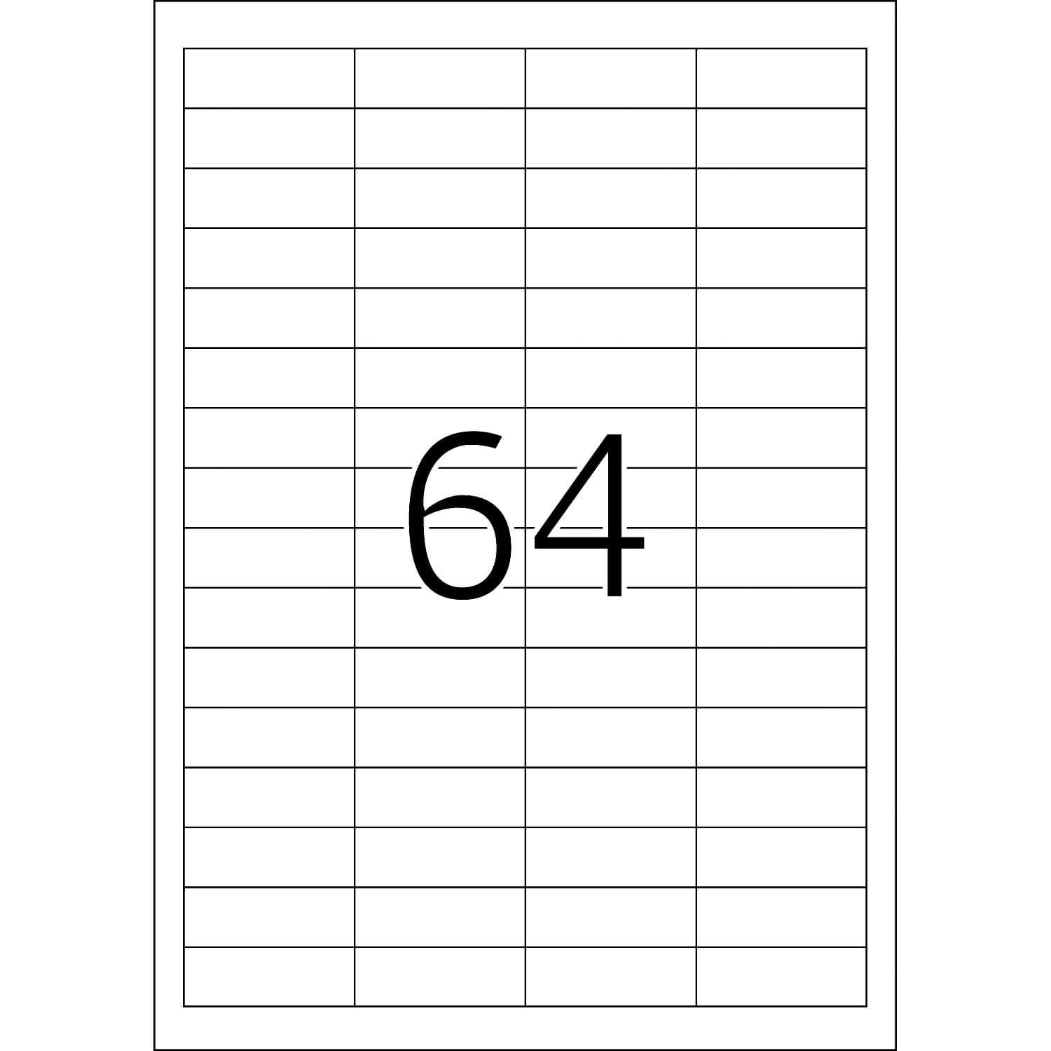 Label Template 16 Per Page