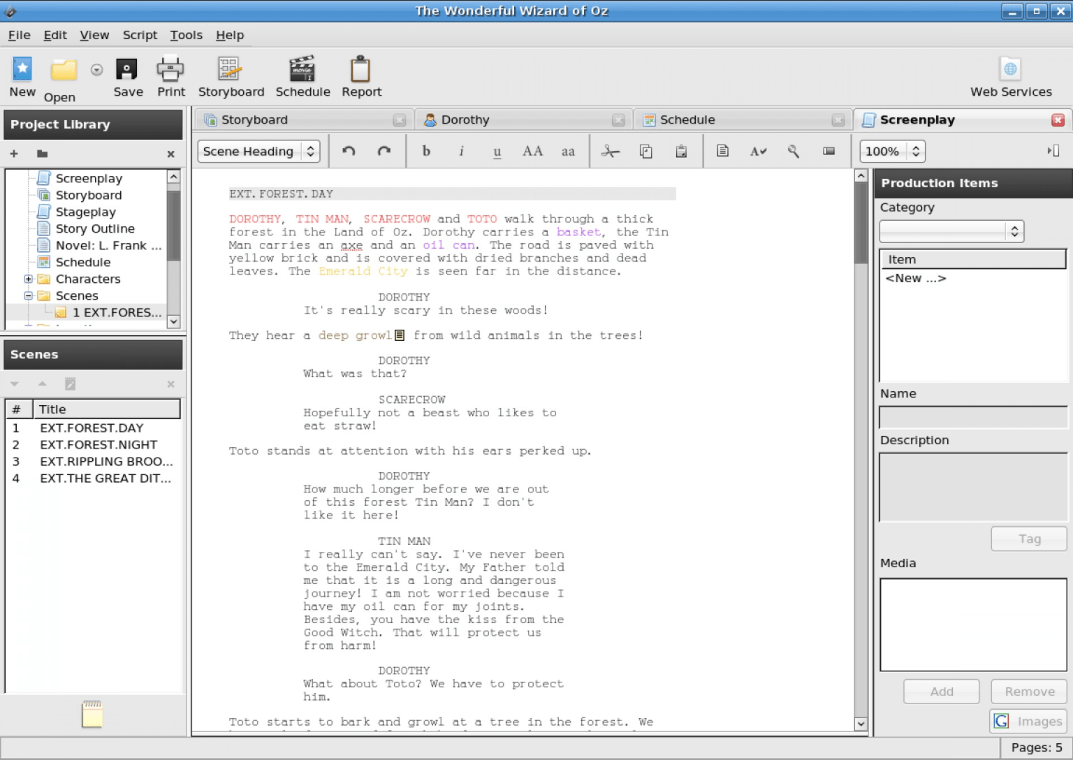 Microsoft Word Screenplay Template C Punkt For Microsoft Word ...