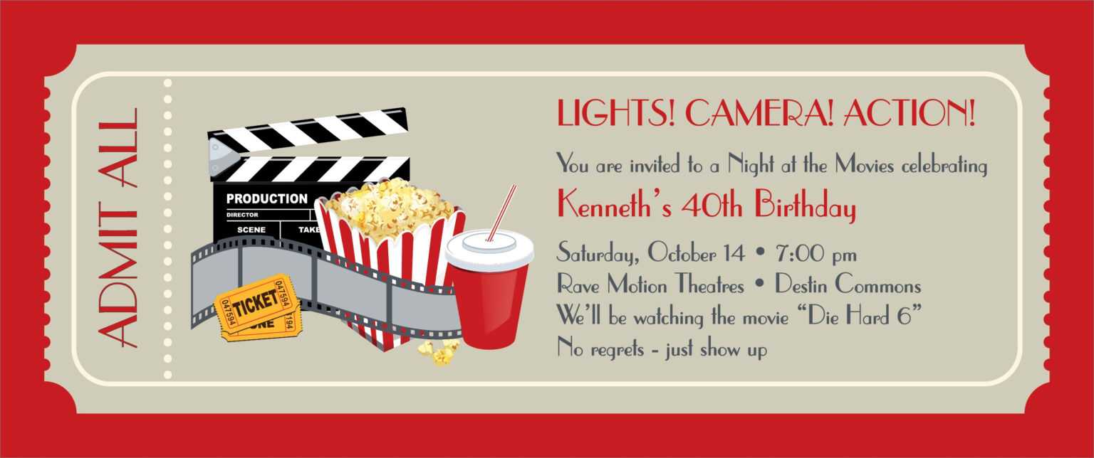 Movie Ticket Clipart Template In Blank Admission Ticket Template Best 