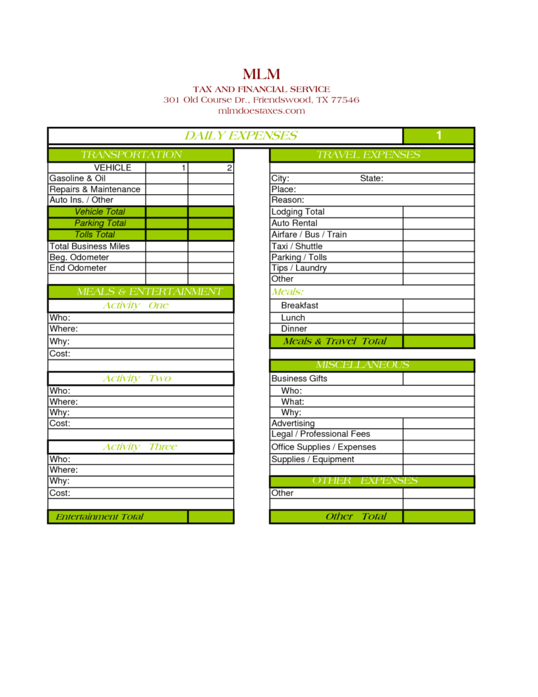 Outstanding Sample Daily Expense Sheet For Personal Use With Daily Expense Report Template 