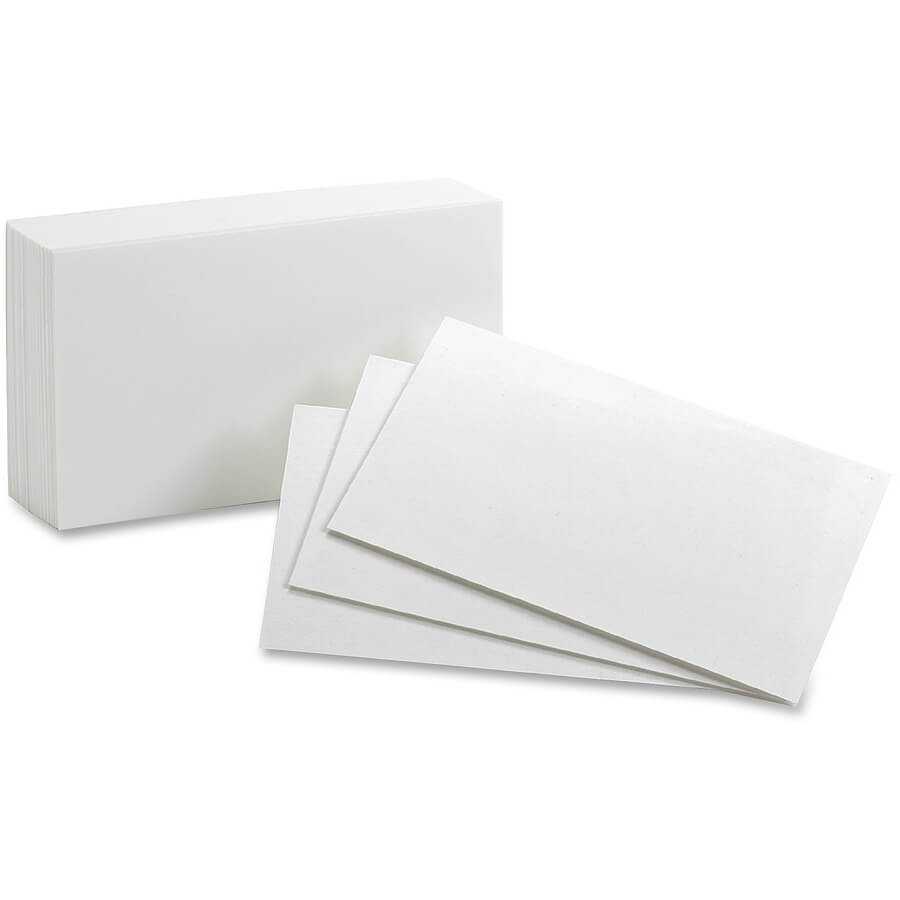 Oxford Blank Index Card For 3X5 Blank Index Card Template Best Sample 