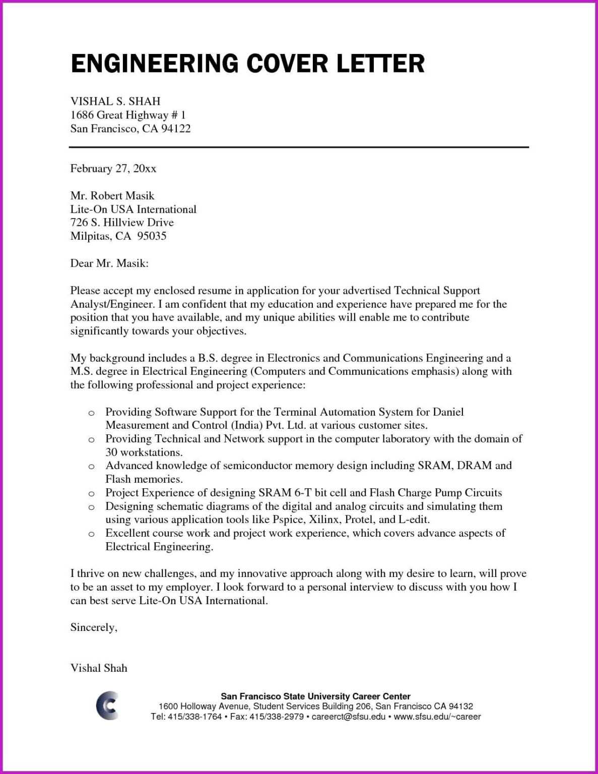 Technical Report Writing Sample For Electronics Engineering In Template For Technical Report 