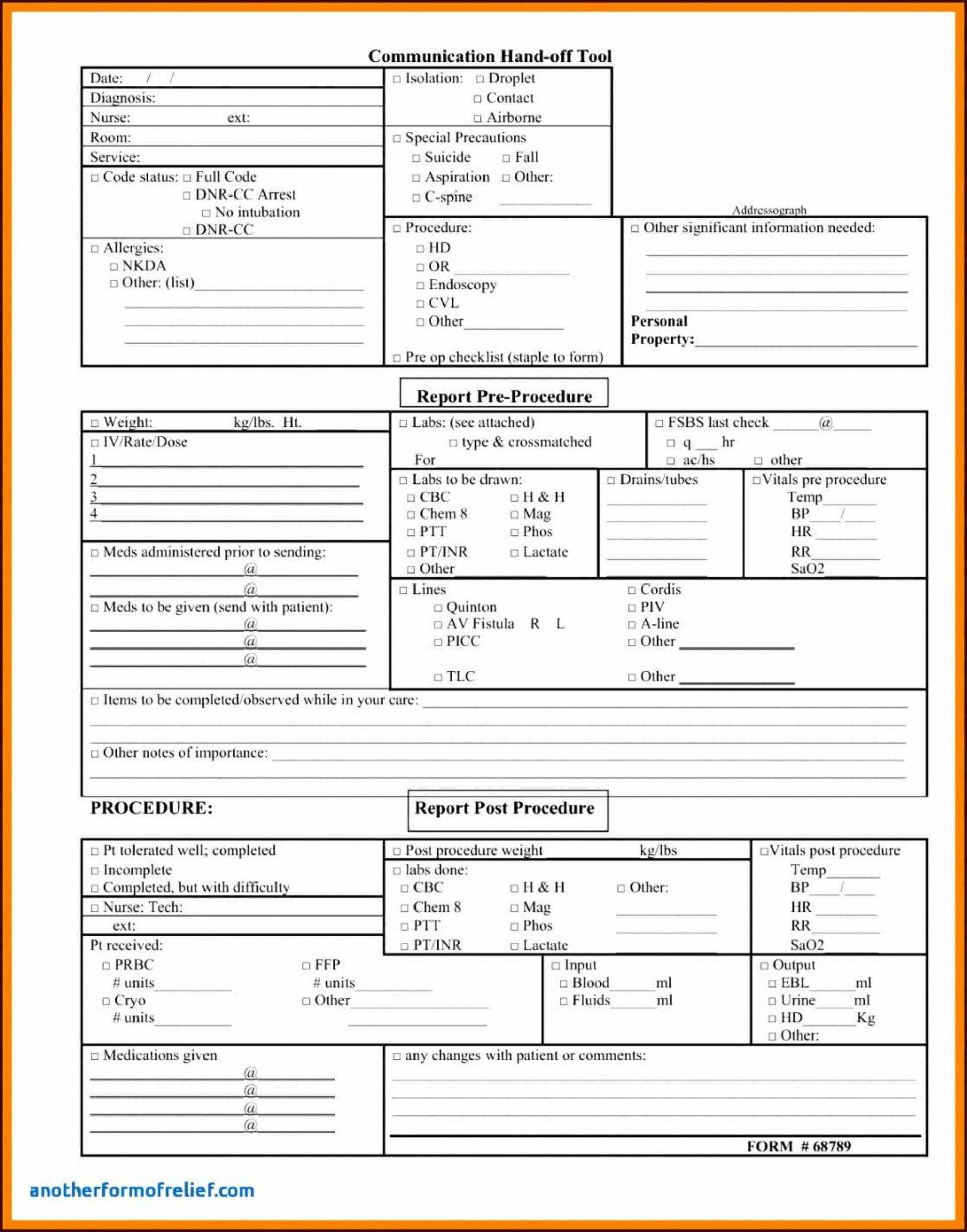 Unforgettable Nursing Shift Report Template Ideas Sheet Pdf Within 